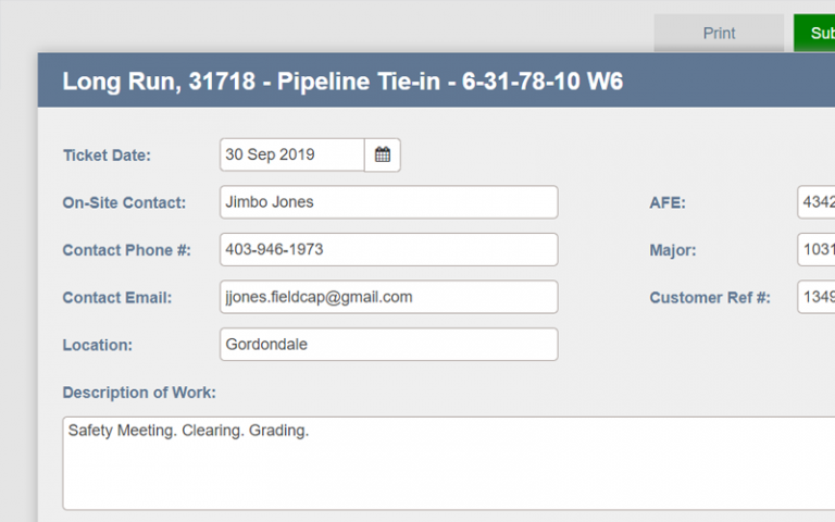 Field Ticket Software | Oilfield Field Workers | FieldCap